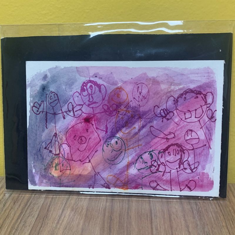 Steve Gall, Purple People, Work on Paper