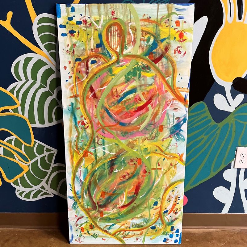 Theresa Allen, 'Abstract Aura', Acrylic on canvas