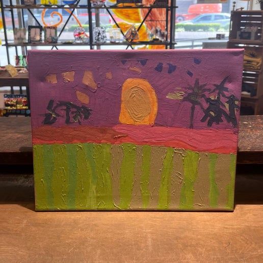 Ashley Parris, 'Beach Party', Acrylic on canvas