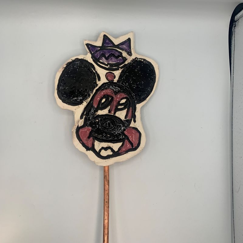 James Egan, Garden Stake, Mickey Mouse