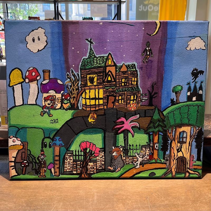 Christian Bates, 'Enter Dreamland', Acrylic on canvas