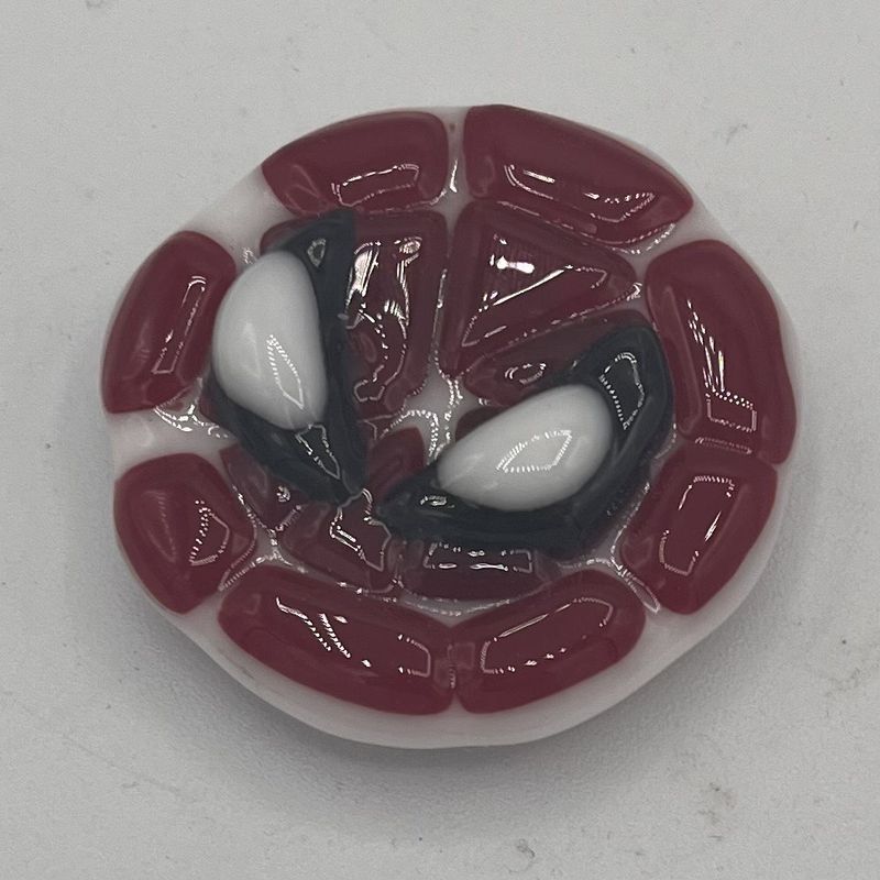 Steve Gall, Fused Glass Magnet, Spider Hero