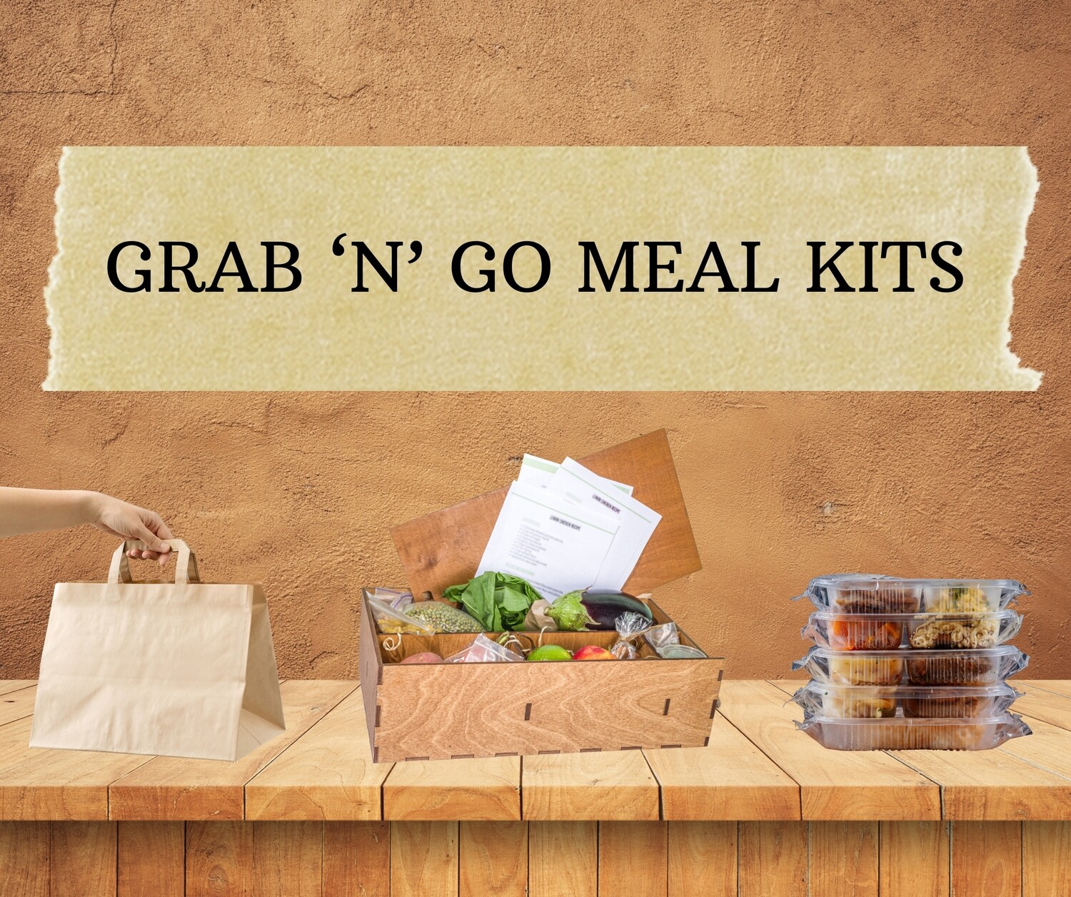 Grab 'n' Go Meal Kits | Direct from the Market