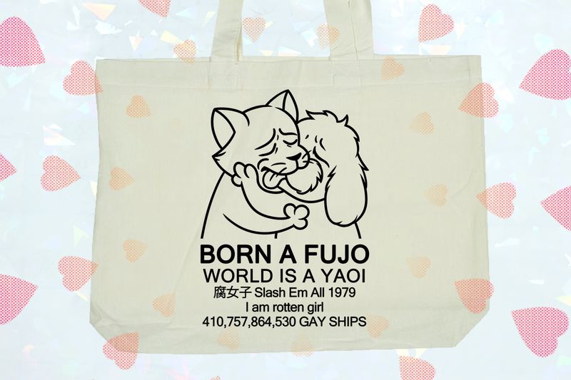 BORN A FUJO TOTE BAGS