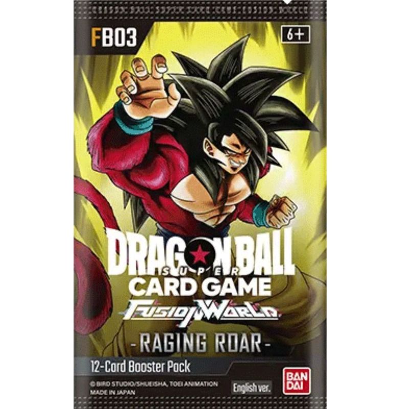 Dragon Ball Super CG: Fusion World FB03 Raging Roar Booster Pack