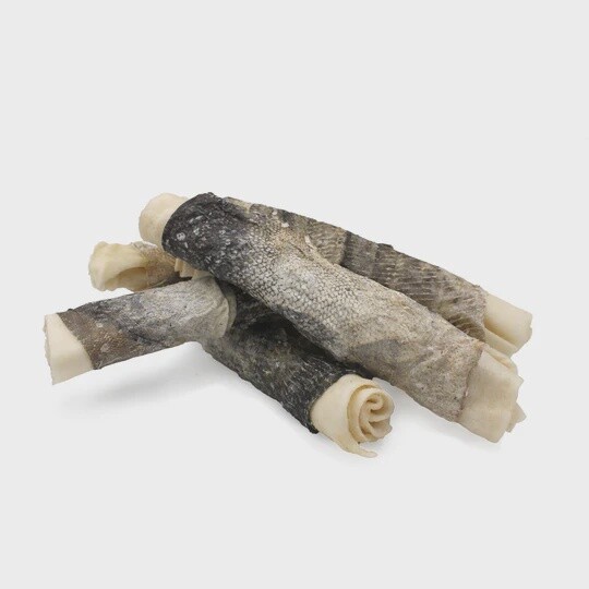 Icelandic+ Beef Collagen Rolled Chew Wrapped With Cod Skin