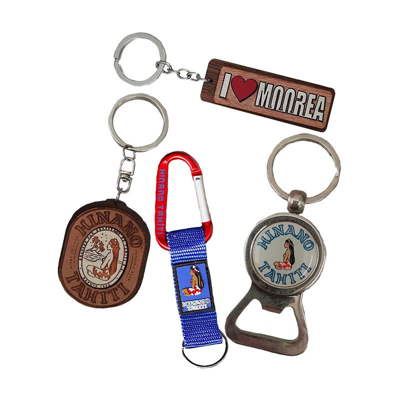 Key rings from Tahiti - A great idea for a gift or souvenir