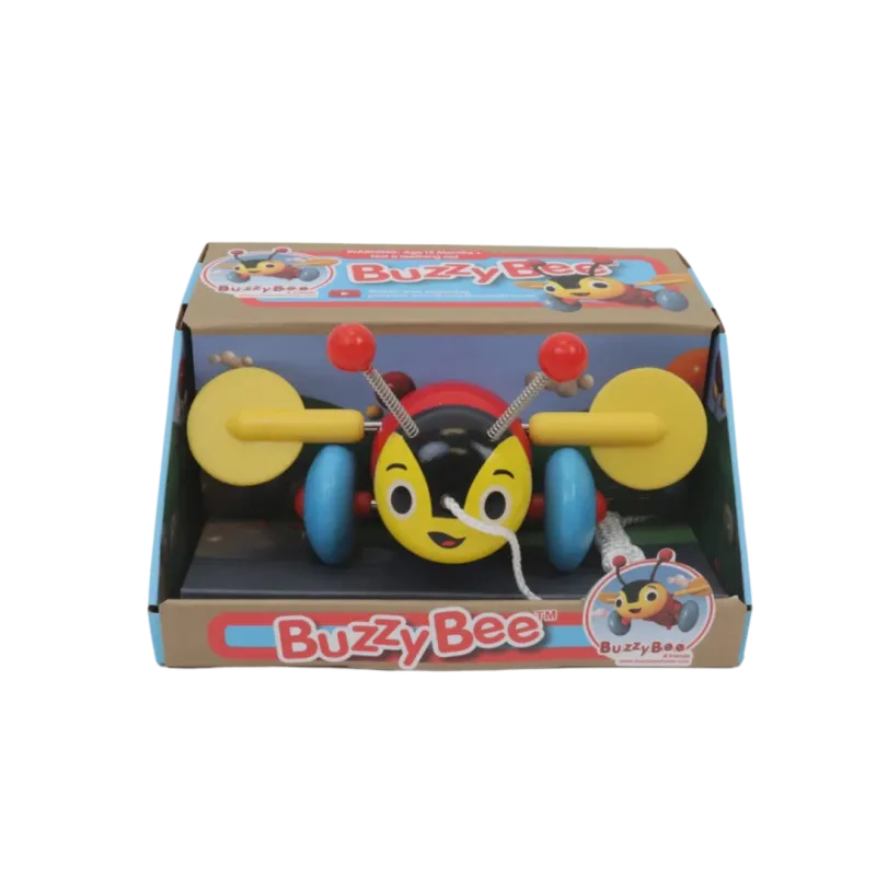 Buzzy Bee Wooden Pull Along Toy