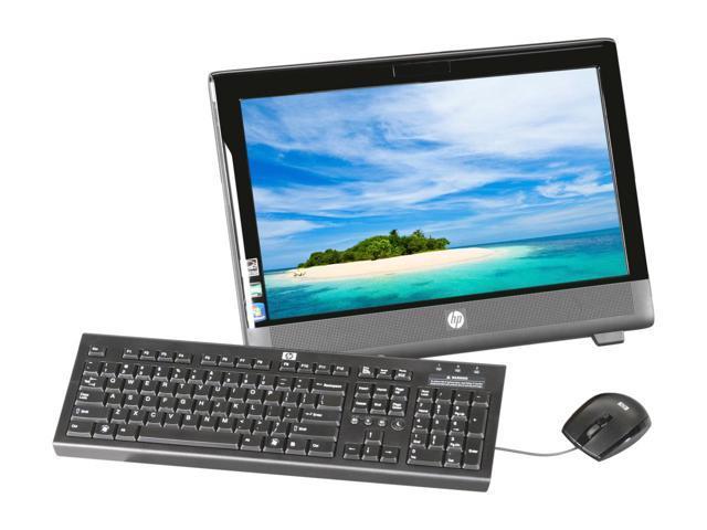 20" HP 100B All-in-One Desktop, AMD, 500GB, 4GB RAM, CD/DVD RW, Windows ...