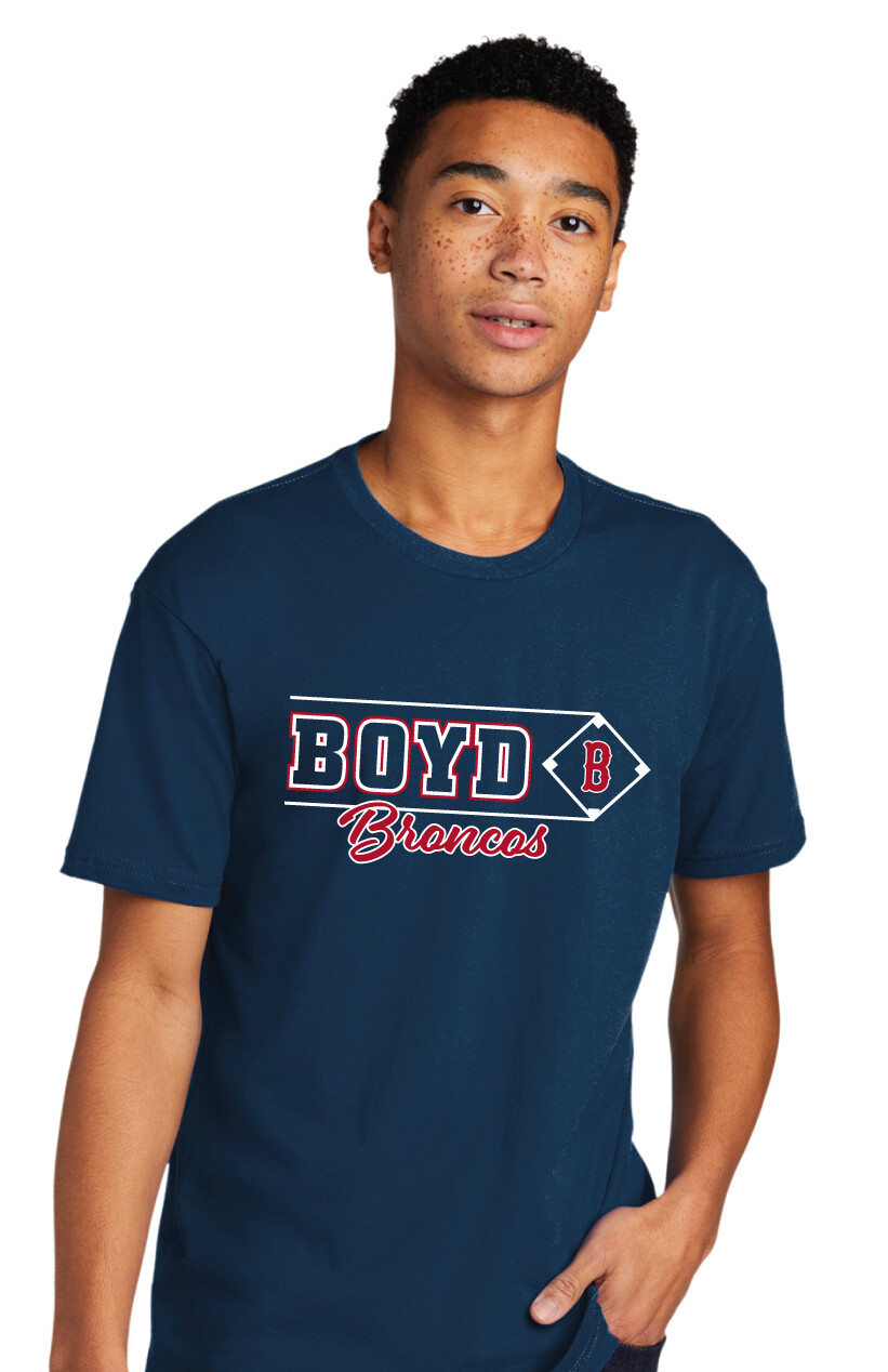 Boyd Baseball - Block Script - Next Level Short Sleeve
