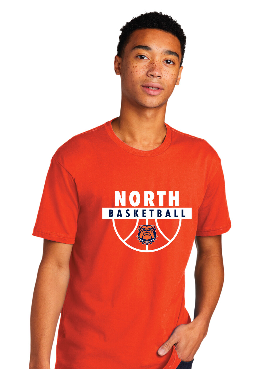 North Basketball - North Half Ball - Next Level Short Sleeve