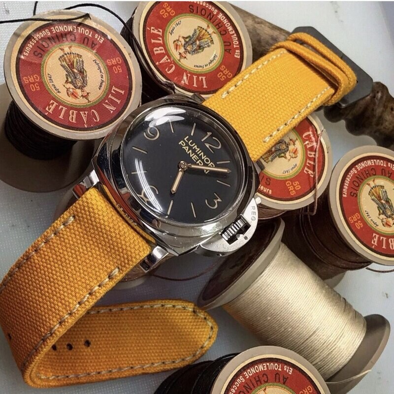 Rolled Edge Canvas Watch Straps | Durable Utility Style – KyRoS