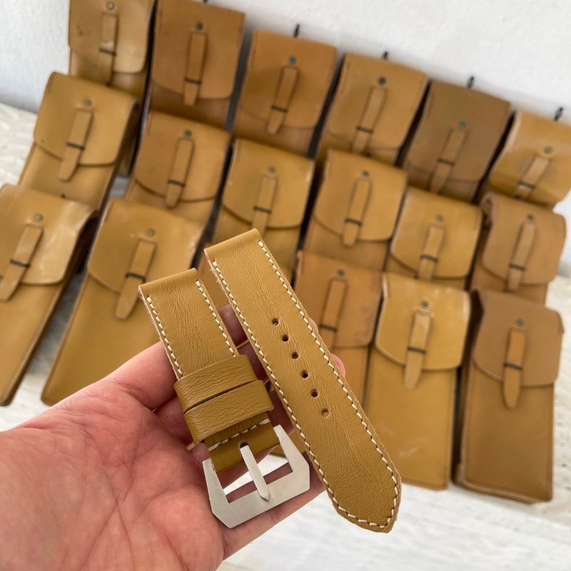 Military Relic Watch Straps | Vintage Ammo Pouch Leather – KyRoS Straps