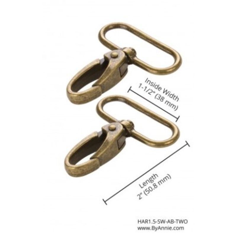 1.5-inch Swivel Snap Hooks