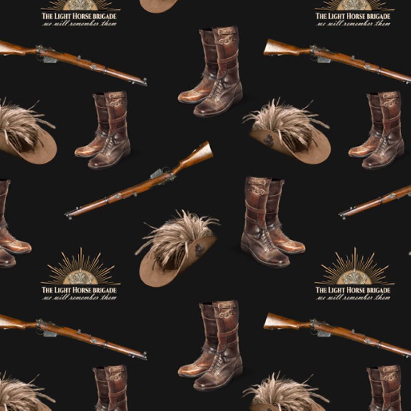 Honour the Light Brigade - Slouch Hat per metre