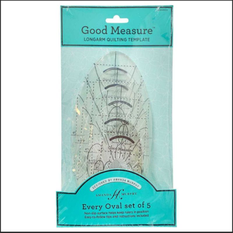 Every Oval Set 5pc Ruler Set