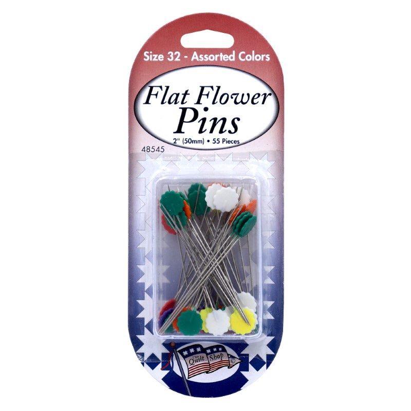 Flat Flower Head Pins
