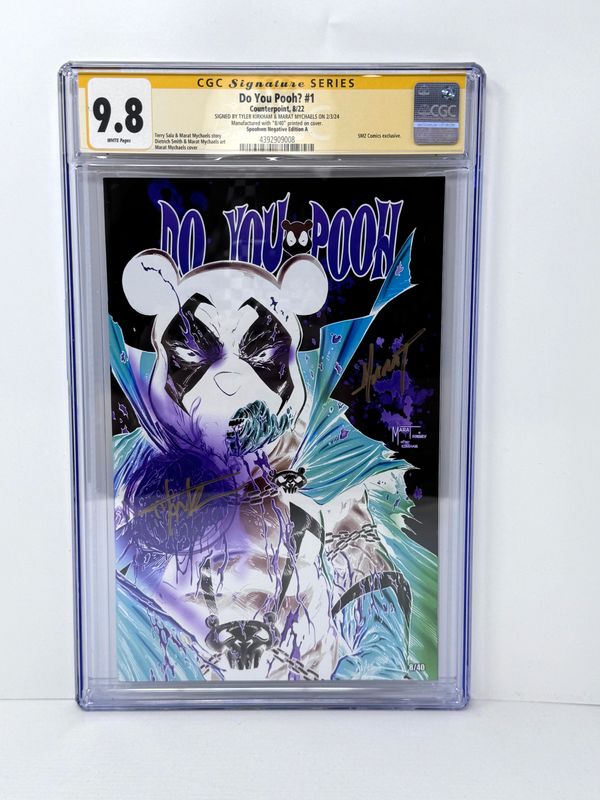 Double Autographed - CHC 9.8 Do You Pooh? #1 Comic