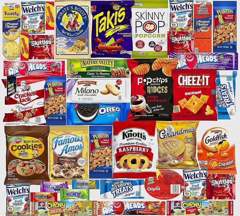 Snacks- Chips, Cookies, Crackers & Candies