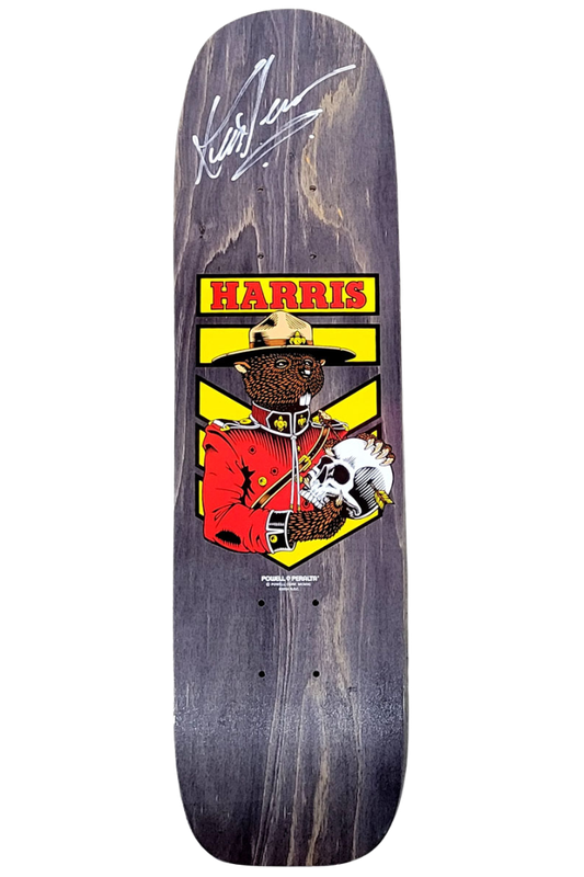 HARRIS BEAVER REISSUE LIMITED #143/250 SIGNED 7" DECK
