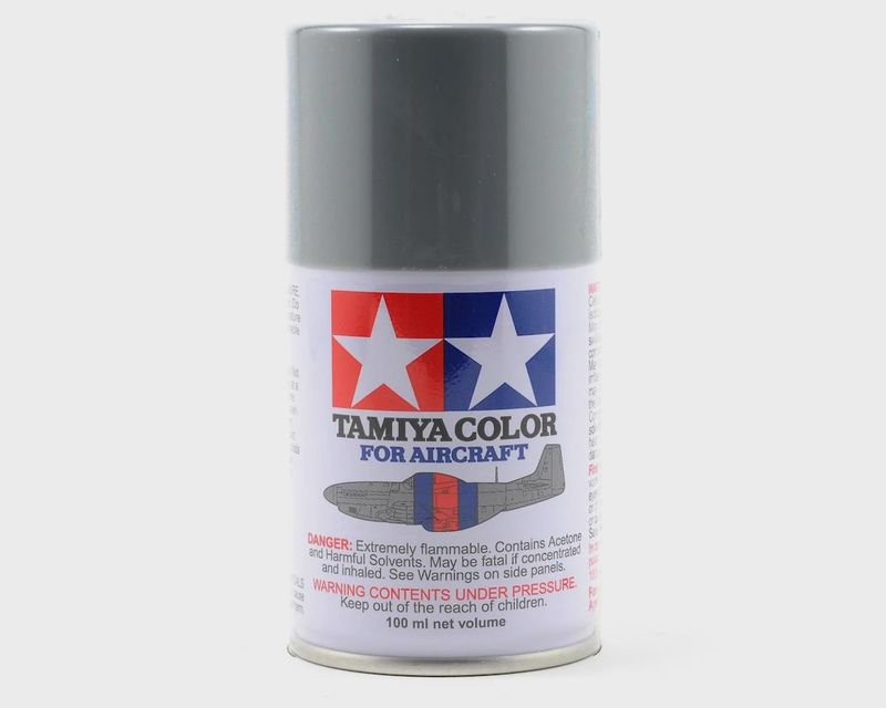 Tamiya AS-7 USAAF Neutral Grey Aircraft Lacquer Spray Paint (100ml)
