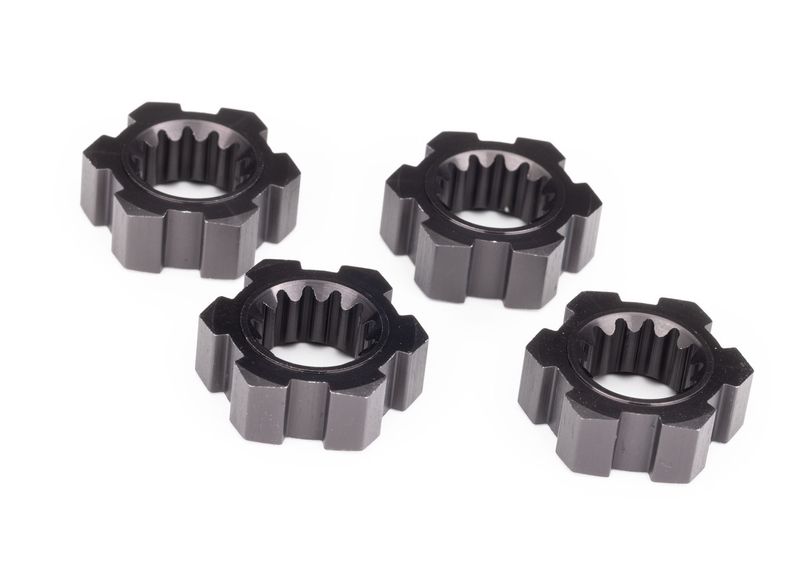 24 mm Aluminum Splined Hex Wheel Hubs (4)