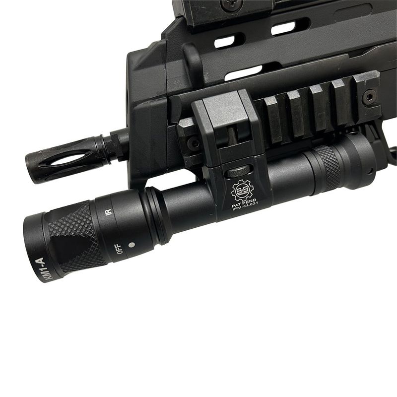 Side Ris mounted M600v Tac Light White & IR Light
