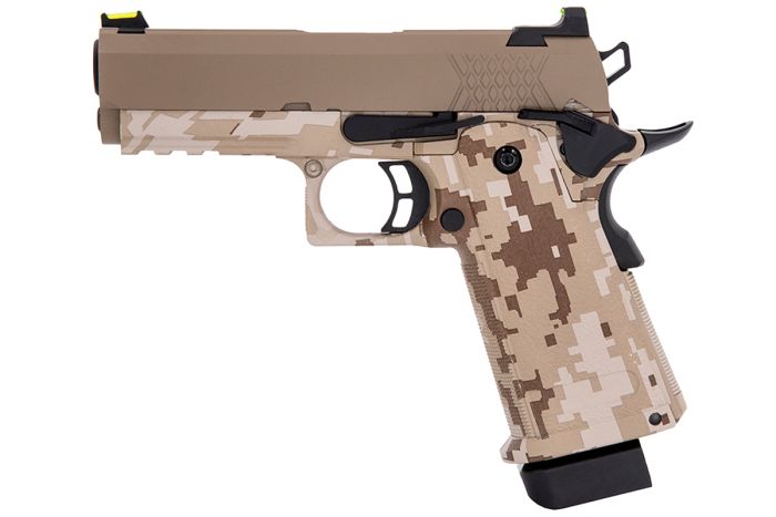 Raven - Hi-Capa 3.8 Pro GBB Pistol (HYDRO) (Tan|Digi Desert)