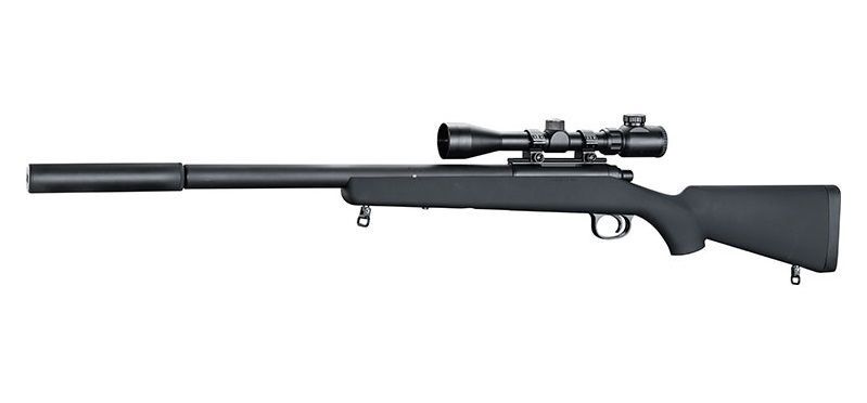 VSR BAR10 G Spec Sniper Rifle with Silencer and Hunter Scope (JG367S)