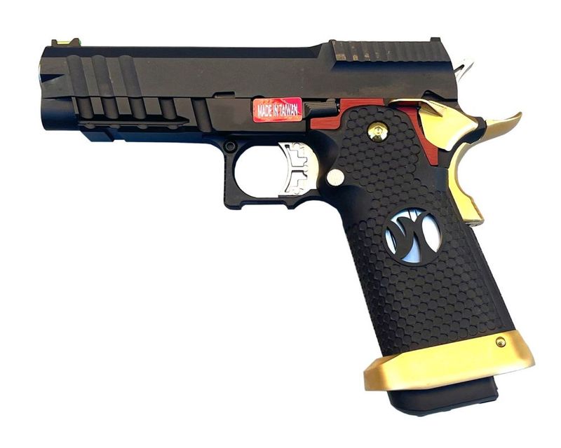 Armorer Works Custom Hi-Capa GBBP with RMR Plate (Full Black Slide ...