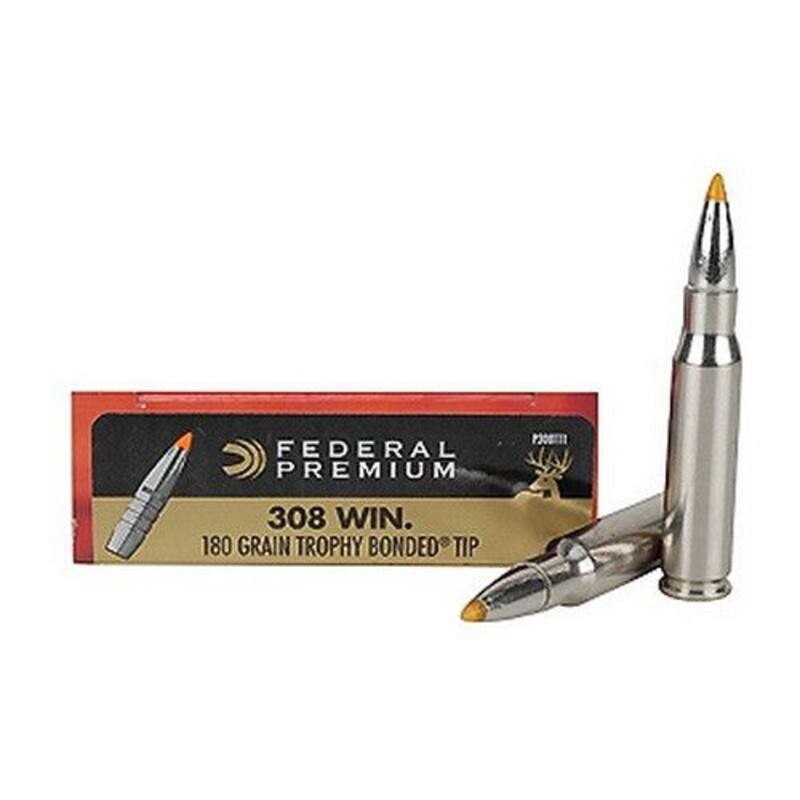 308 Federal 180 Grain Trophy Bonded HP