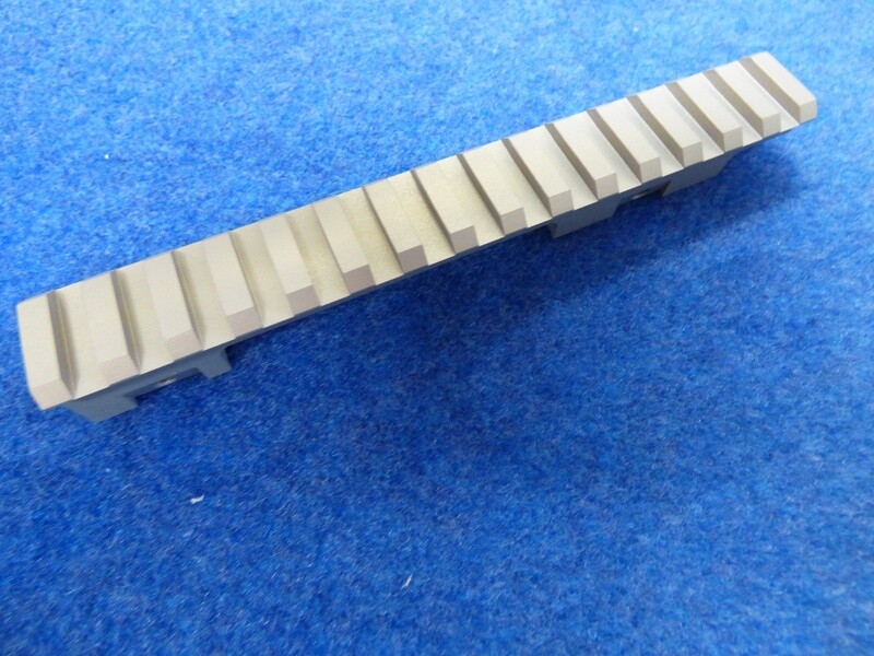 Gunworks Picatinny Rail for Ruger M77, M77 MKII and Hawkeye 0 MOA S/A 5.5"