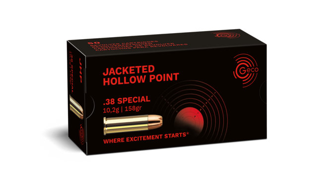 38 Special Geco 158gr JHP