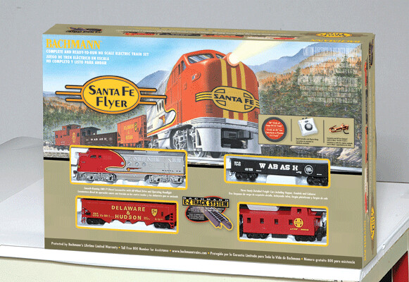 Santa Fe Flyer Train Set -- Santa Fe
