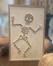 Skeleton Carved Block