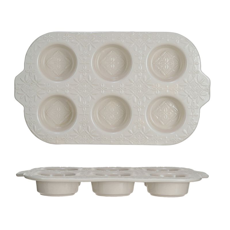 Embossed Muffin Dish 14" x 8"
