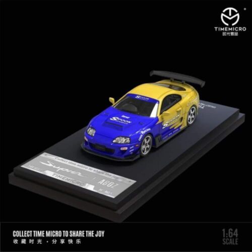 Time Micro Toyota Supra A80 In Spoon Livery 1/64 Diecast