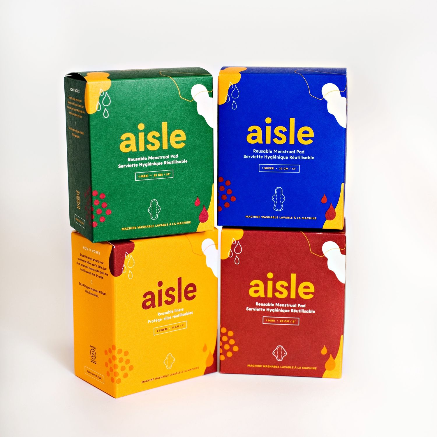 Reusable Pads & Liners, Aisle - Shop - Refill Market