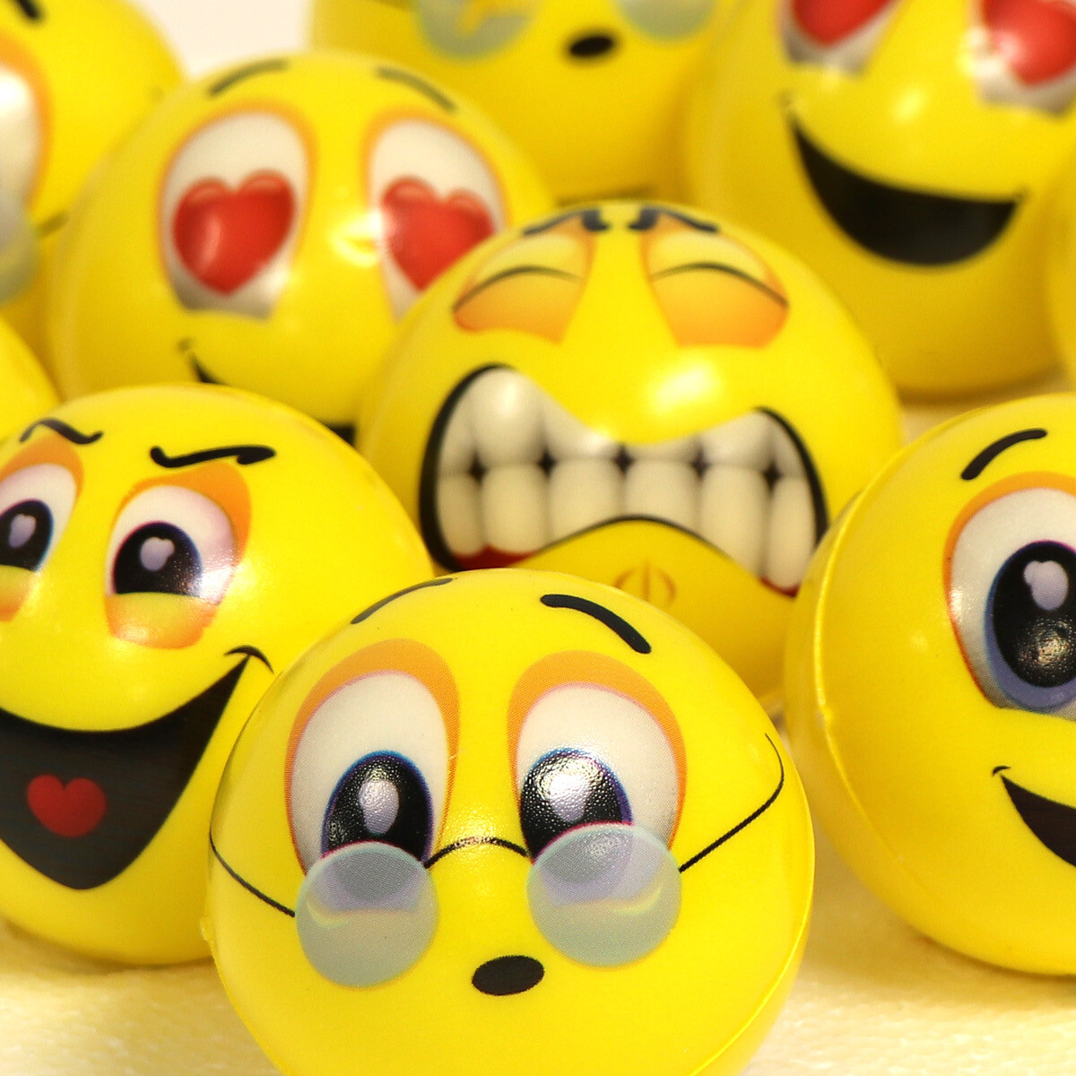2.5” Emoji Stress Balls | S&B Candy & Toy Co-St. Louis Game Co.