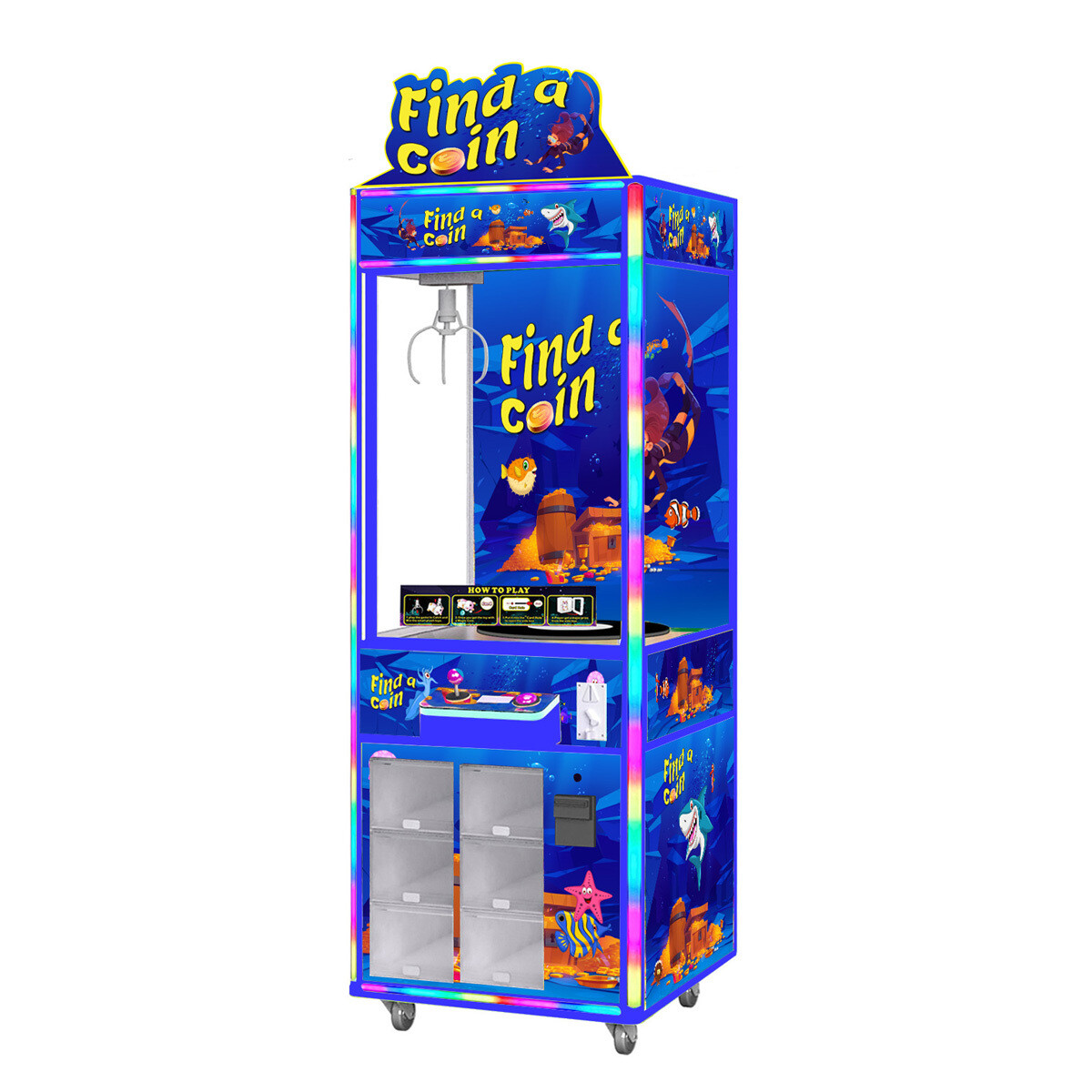 31" Find-a-Coin Rotary Crane Machine | S&B Candy & Toy Co-St. Louis ...