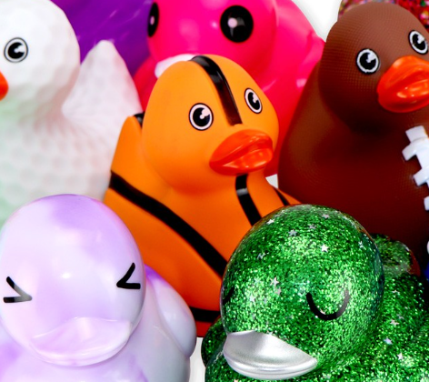 6" Rubber Duck Mix | S&B Candy & Toy Co-St. Louis Game Co.
