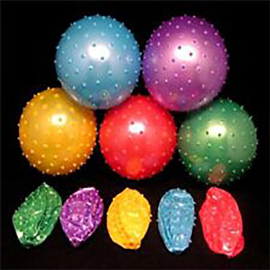 5" Deflated Knobby Balls | S&B Candy & Toy Co-St. Louis Game Co.