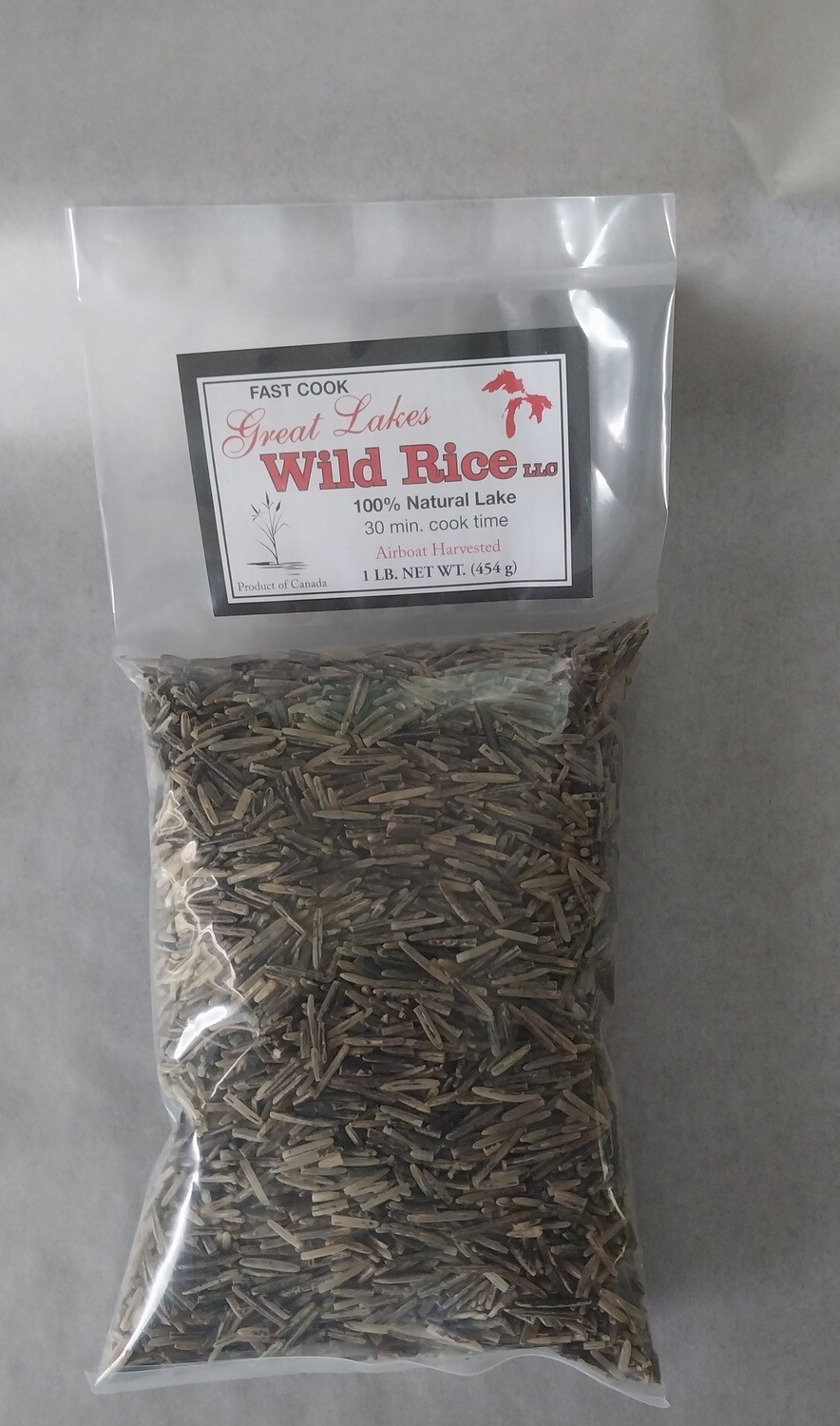 CANADIAN LAKE WOOD PARCHED WILD RICE 10 - 1 LB Bags
