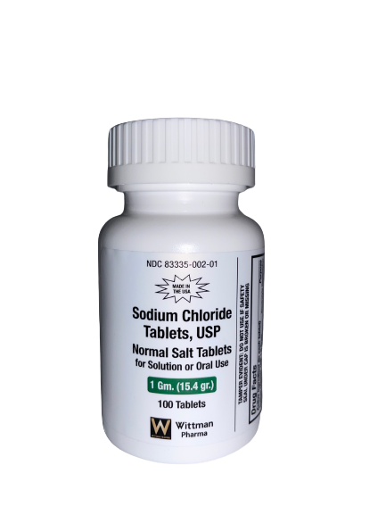 Sodium Chloride Tablets, USP 100 Count