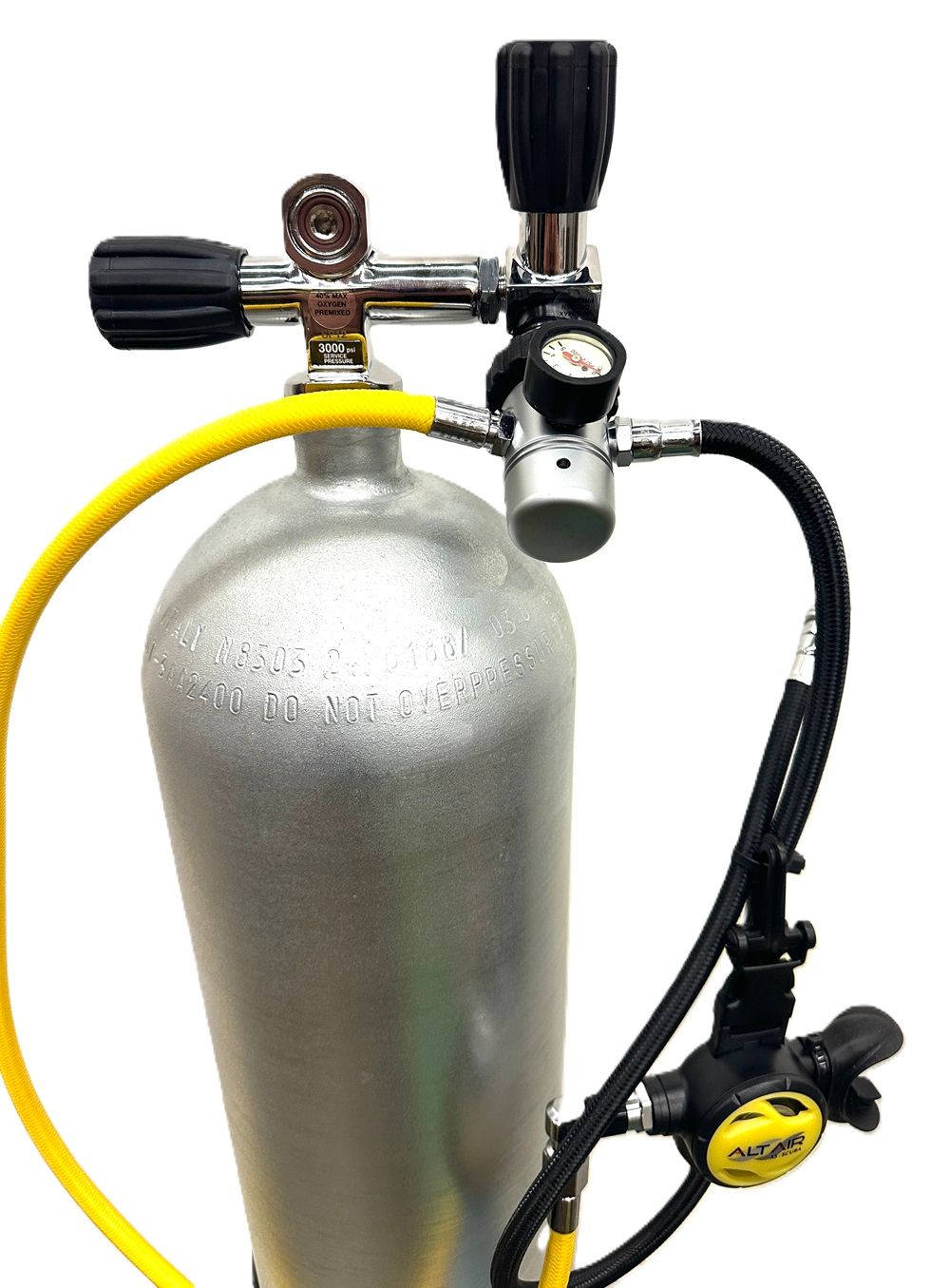 Faber 85 CF Steel 2640 PSI Cylinder L or R Mod Valve - H Valve