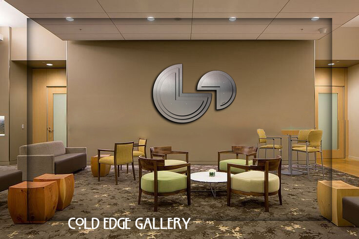 Layered Abstract Circles Metal Art - Cold Edge Gallery