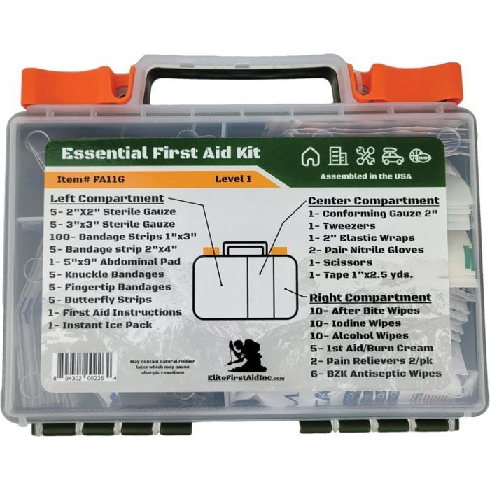 Elite First Aid Essentials First Aid Kit