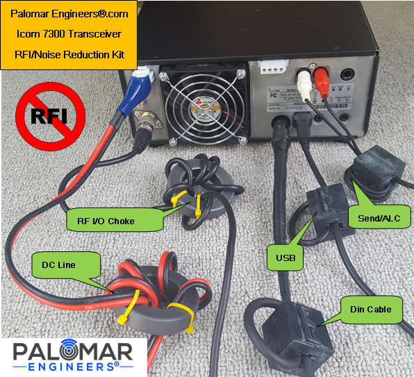 HF/VHF Transceiver RFI/Noise Kits - Transceiver RFI Kits - Palomar ...