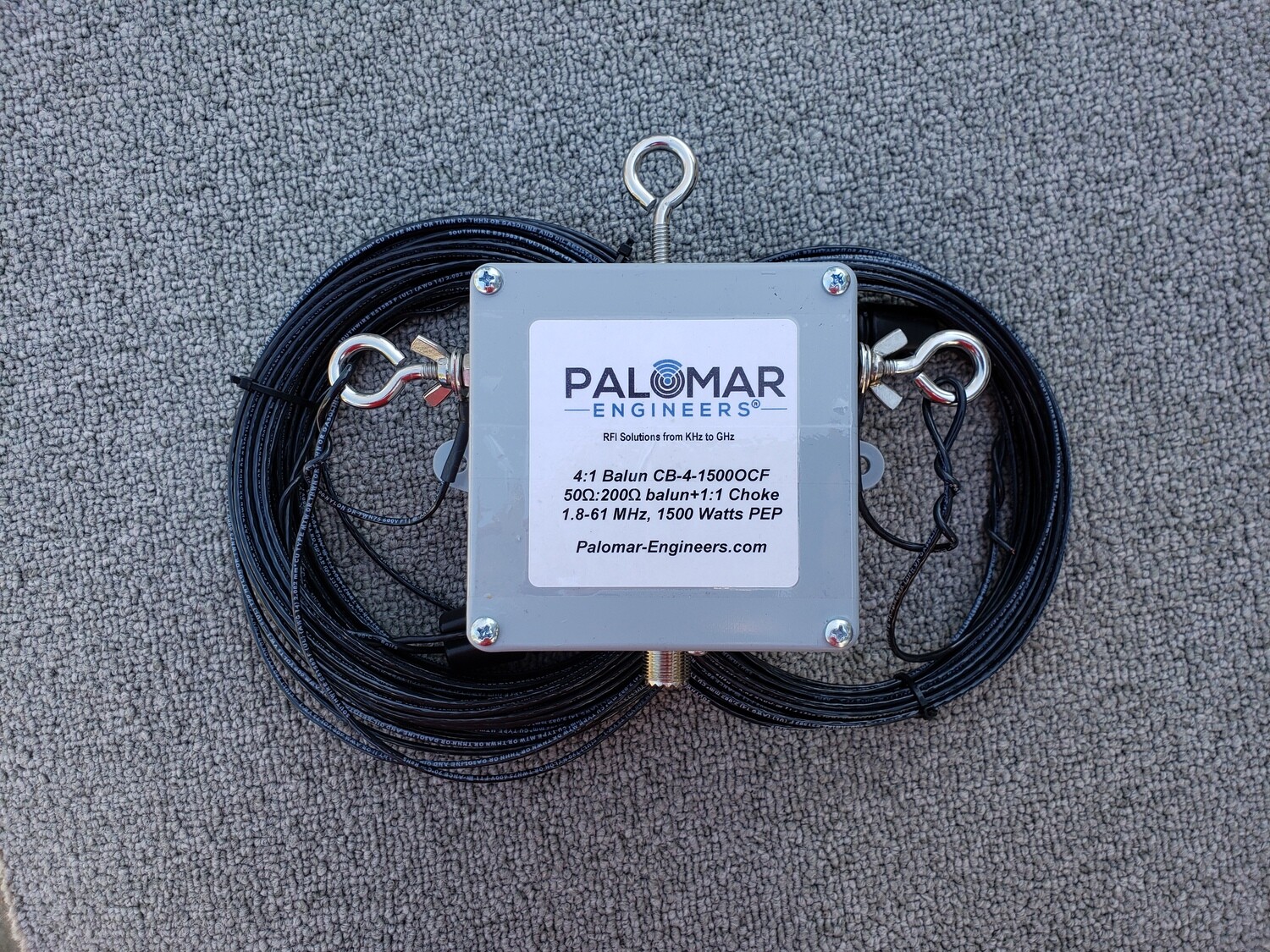 Off Center Fed Dipole Antenna, 160-6 Meters, 500/1.5KW/5KW PEP rated ...