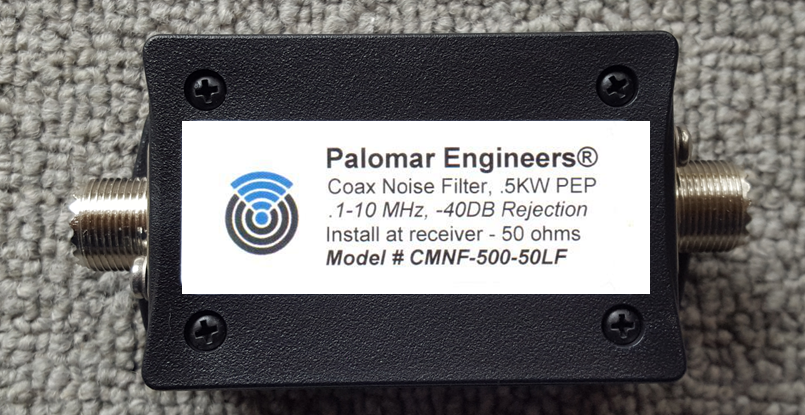 Coax Common Mode Noise Filter - 500 Watts PEP, 100 KHz-30 MHz LF & BCB ...